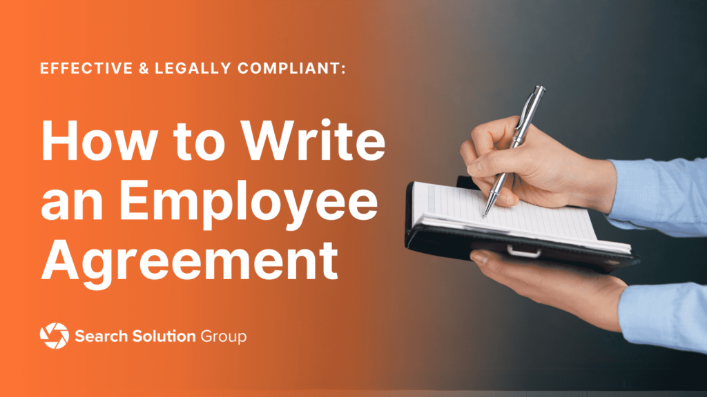 How to Write a Legally Compliant Employee Agreement